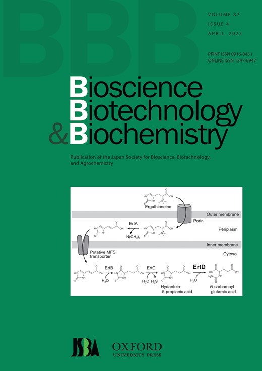Volume 87 Issue 4 | Bioscience, Biotechnology, and Biochemistry ... Volume 87 Issue 4 | Bioscience, Biotechnology, and Biochemistry ...